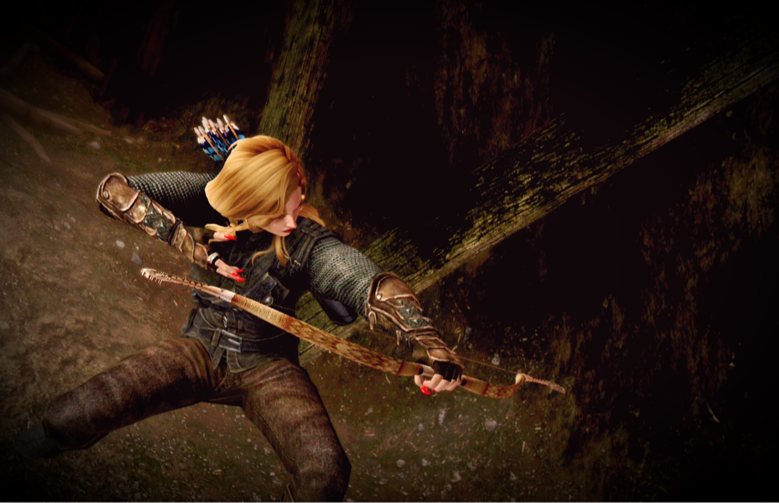 Shooting Orcs in Halted Stream camp. Nico’s ‘Bowgasm’ Dragon bone bow ...