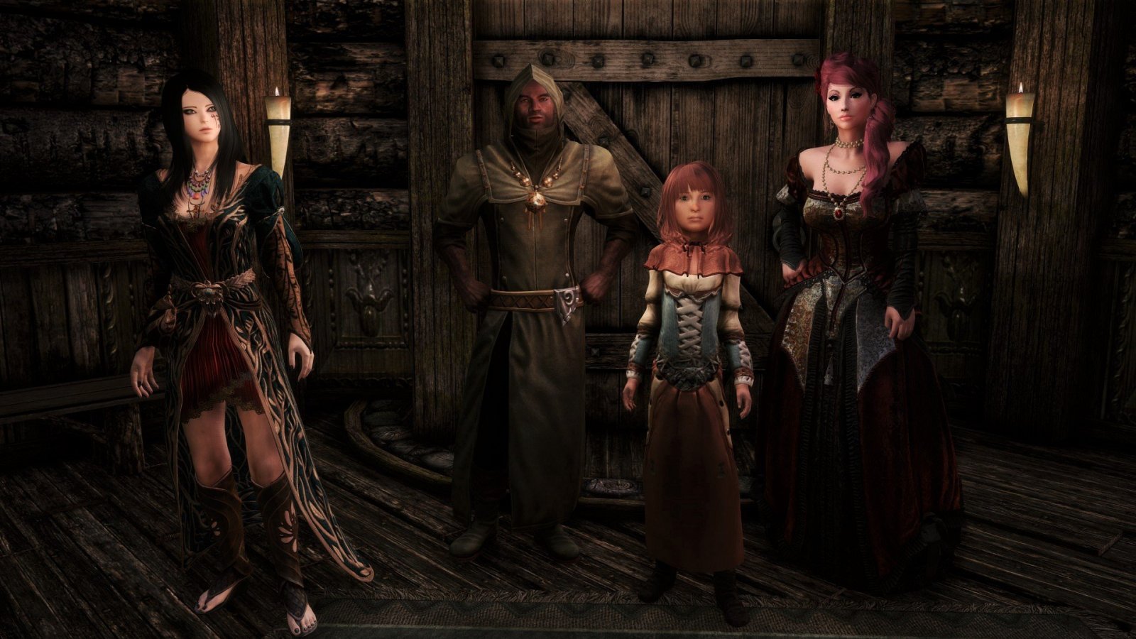 Marcia (Triss dress); Maramal (Spellmonger robe); Deidre (Elise dark ...