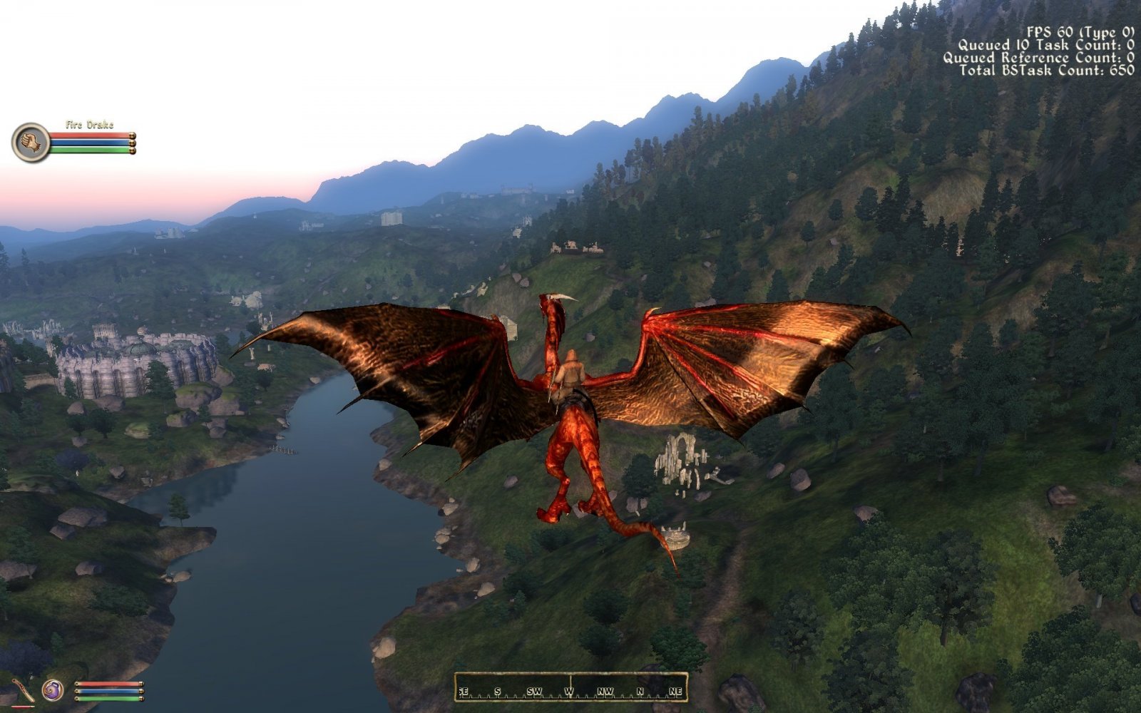 Flying drake with nice fps - Scenic - AFK Mods