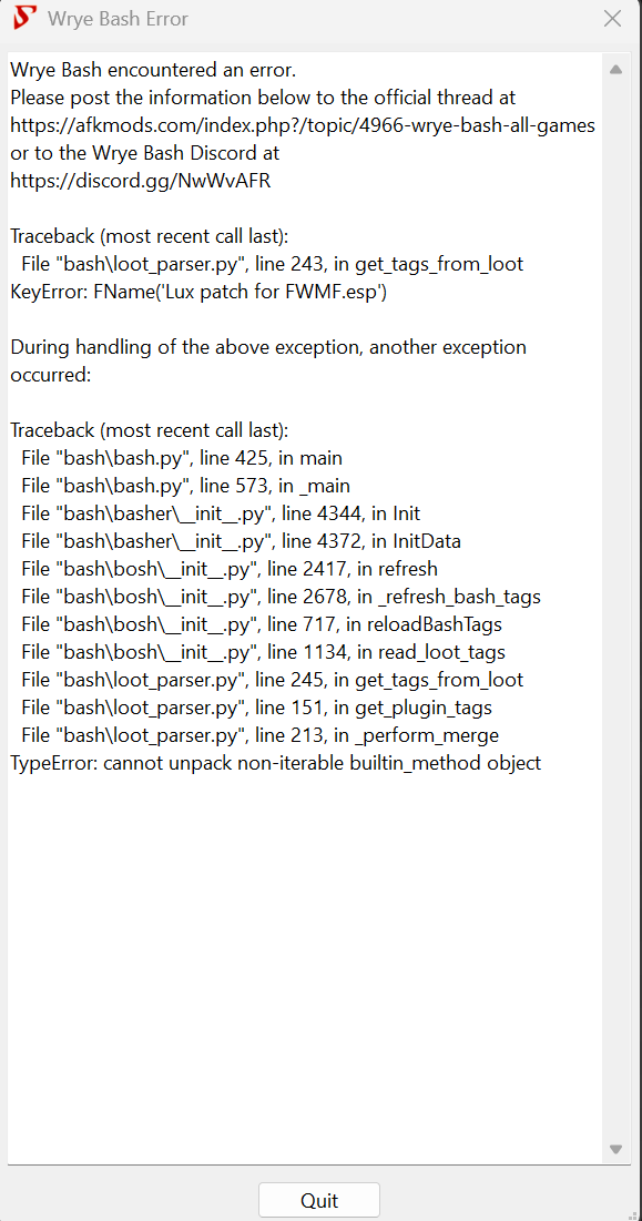 Wrye Bash - All Games - Tools of the Trade - AFK Mods